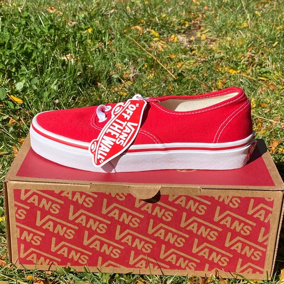 Vans | Shoes | Authentic Red Vans | Poshmark